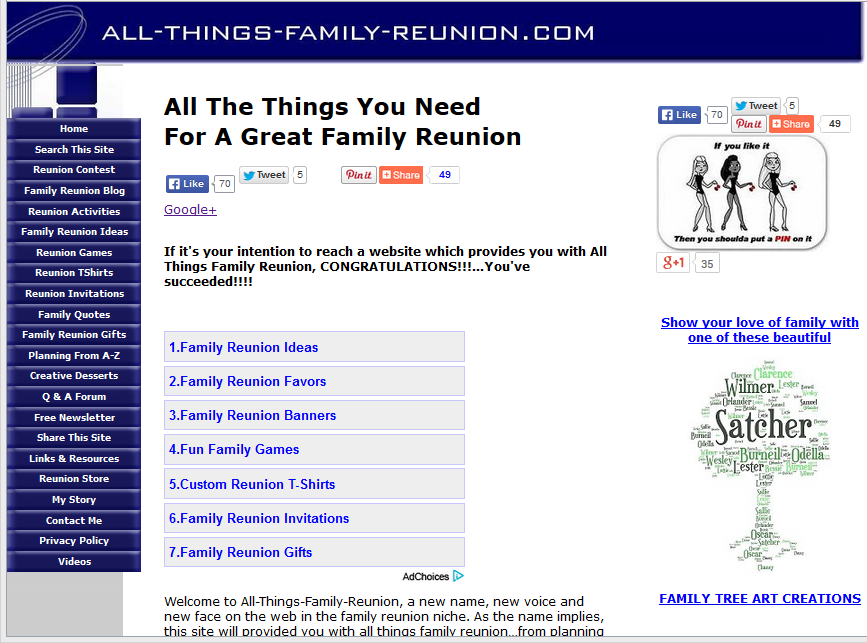 Family Reunion Giveaway